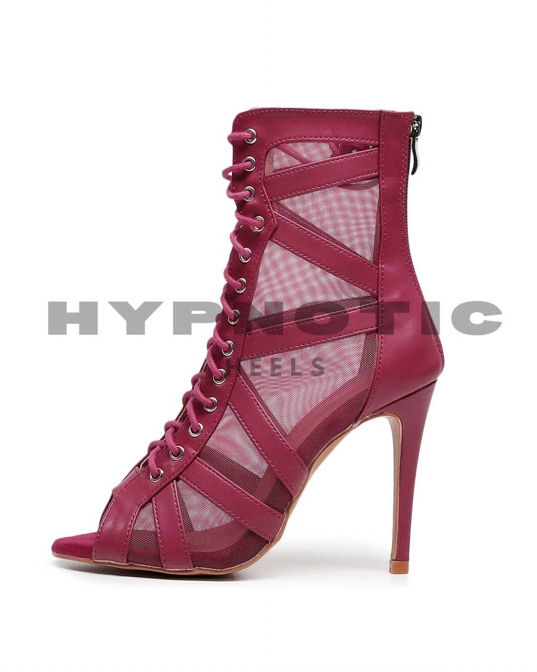Hustler - Burgundy – Hypnotic Heels